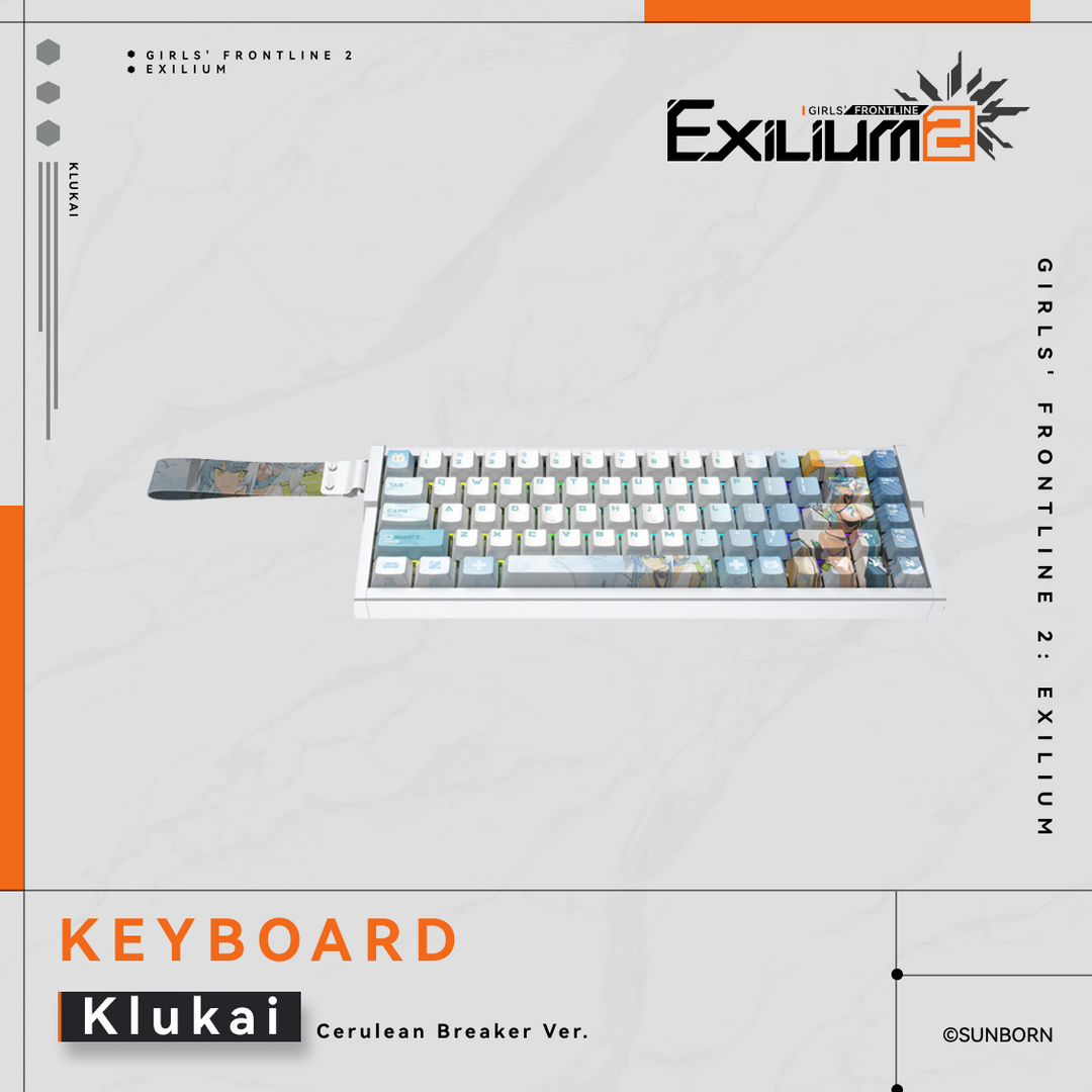 Klukai (Cerulean Breaker Ver.) - MG68 Mechanical Keyboard - Exilium ...