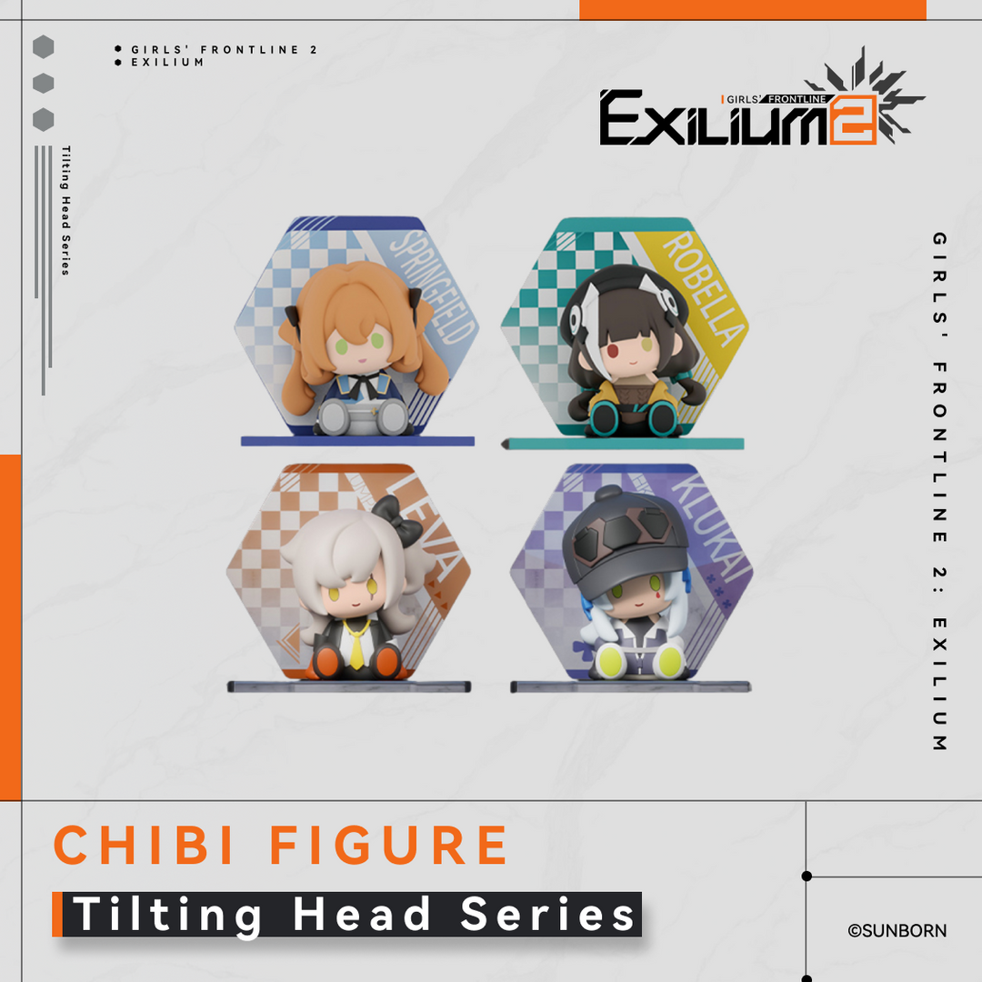 Klukai & Springfield & Leva & Robella - Tilting Head Chibi Figure ...